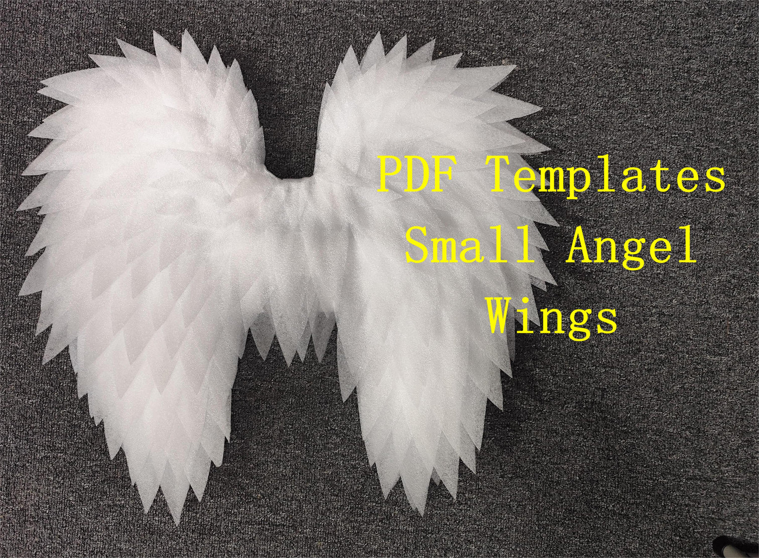 Small Angel wing PDF templates – XL Decorations