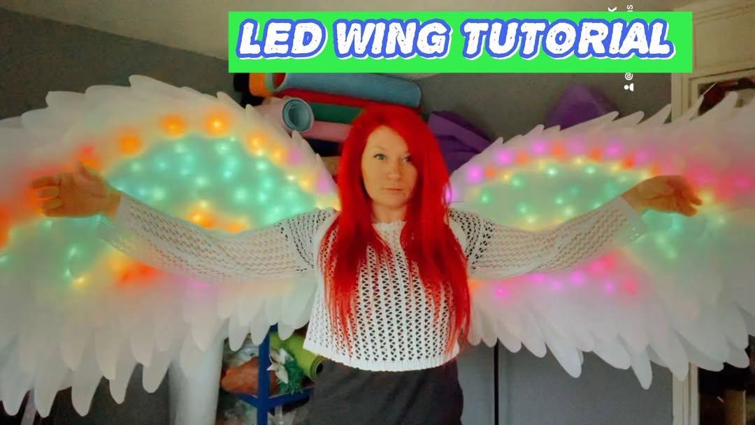 LED Wing PDF template ONLY – XL Decorations