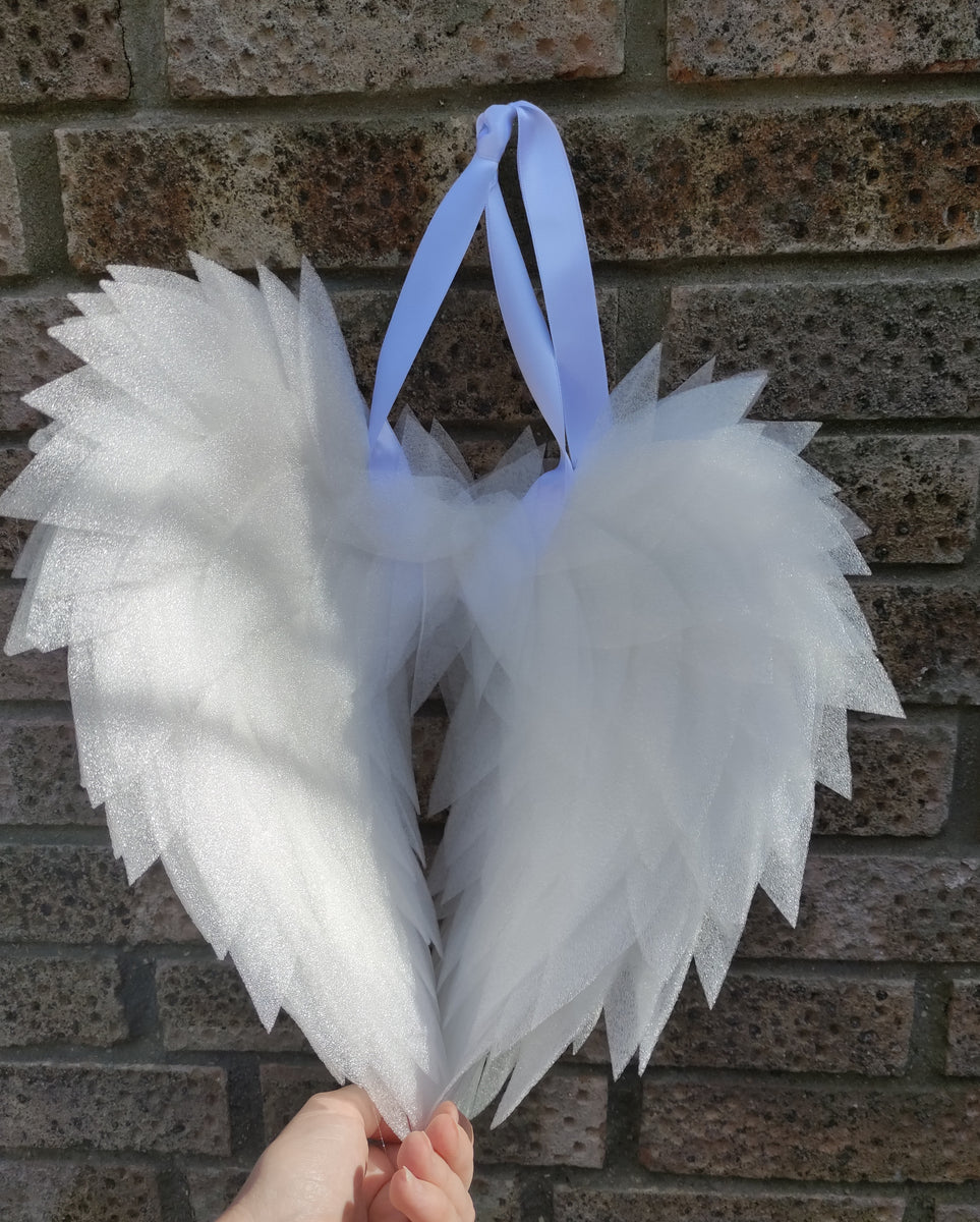 Small White Angel Wings – XL Decorations